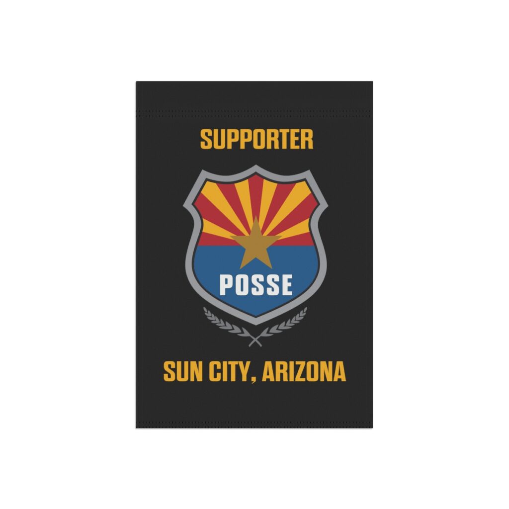 Classic Posse Logo Garden & House Banner - Sun City Posse